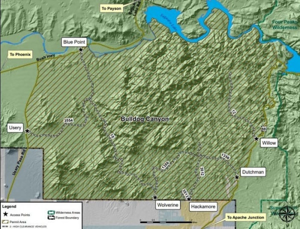 Tonto National Forest ATV Trails Including Bulldog Canyon - Wild ATV